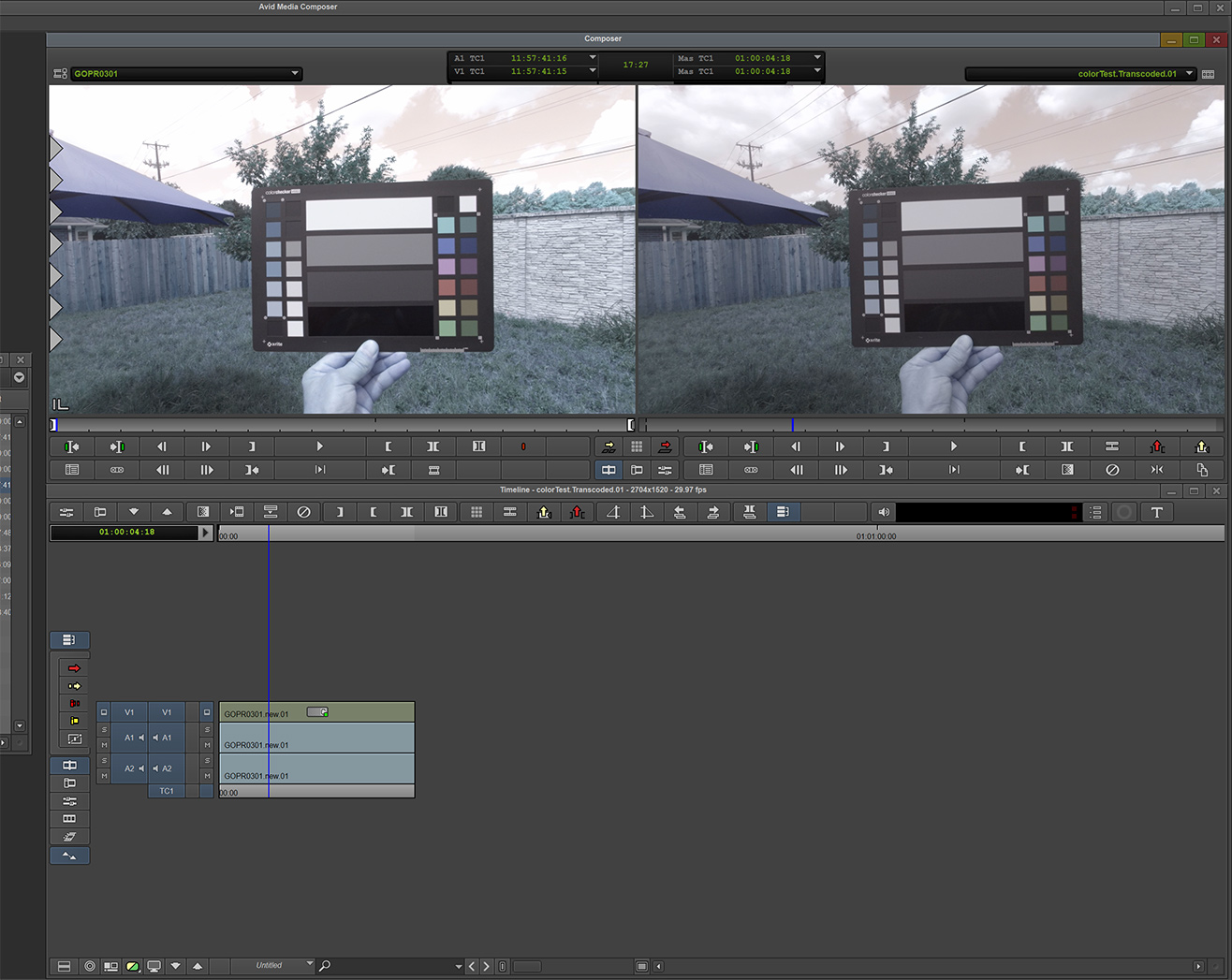 Source/Record windows display wrong color - Avid Community